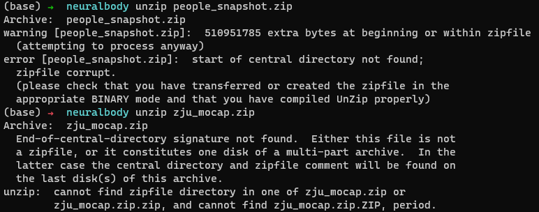 The md5 value of datasets · Issue #17 · zju3dv/neuralbody · GitHub