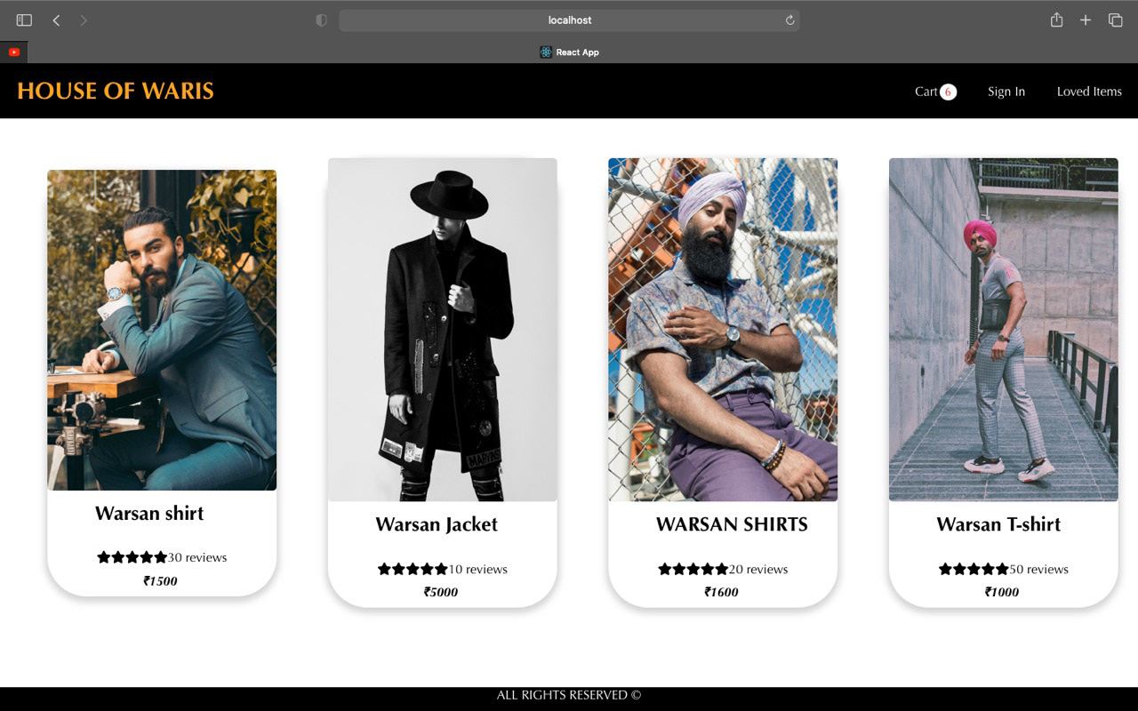 GitHub - paramsingh77/House-Of-Waris-Ecommerce: E-commerce Website using MERN Stack
