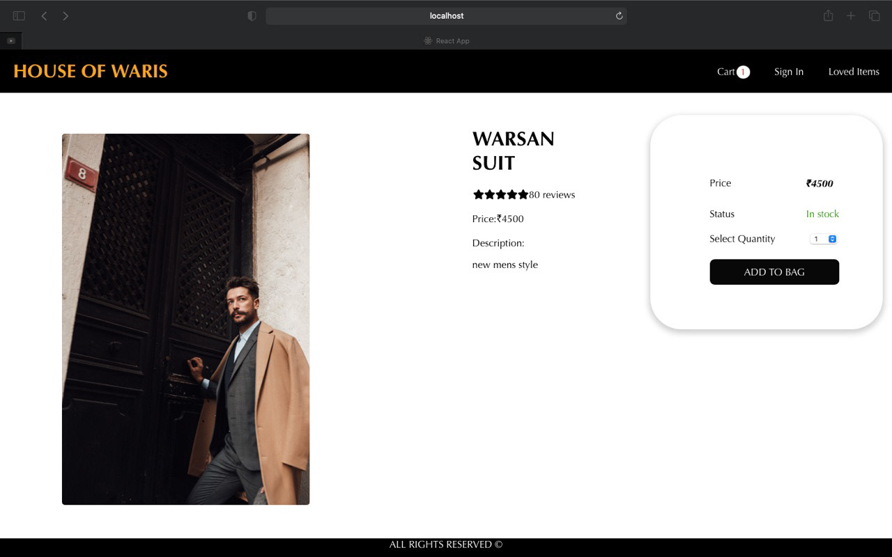 GitHub - paramsingh77/House-Of-Waris-Ecommerce: E-commerce Website using MERN Stack