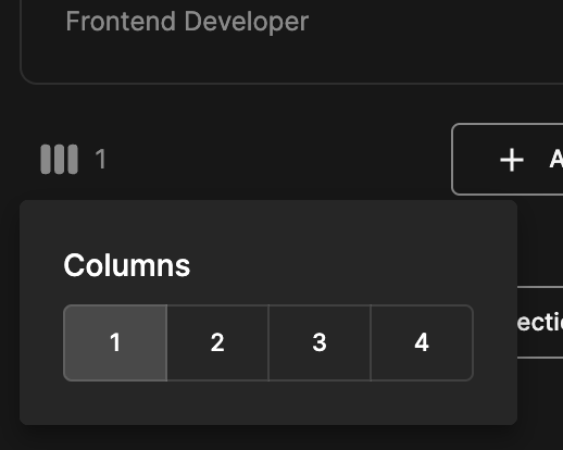 [FEATURE] Single colum view for work experience · Issue #1223 · AmruthPillai/Reactive-Resume ...