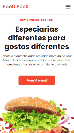 Github Lari Nuneslandingpage Food Landing Page Responsiva Feita Com Html Css E Javascript