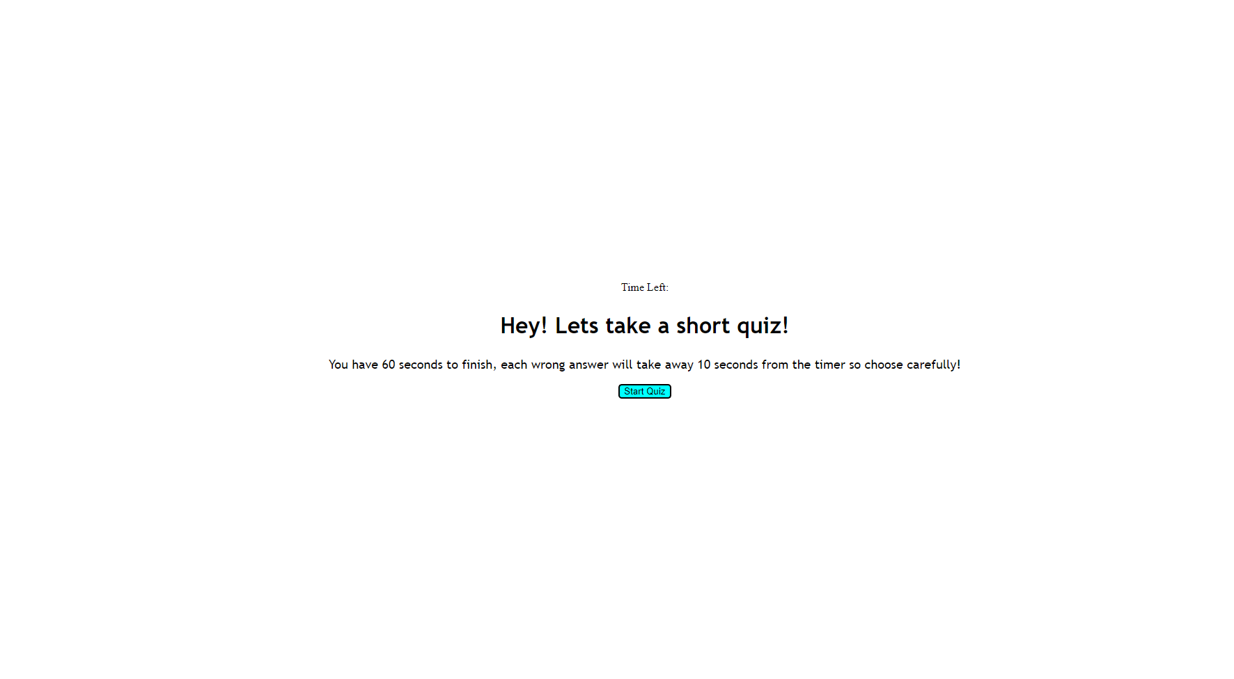 Github Sithrylcoding Quiz A Short Quiz To Test Coding Knowledge