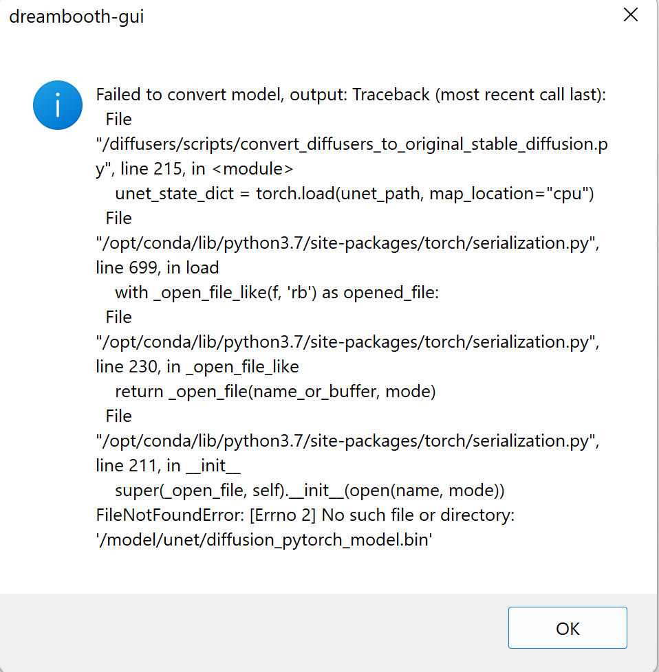 0.1.5 err: No Such File or Directory error · Issue #13 · smy20011/dreambooth-gui · GitHub