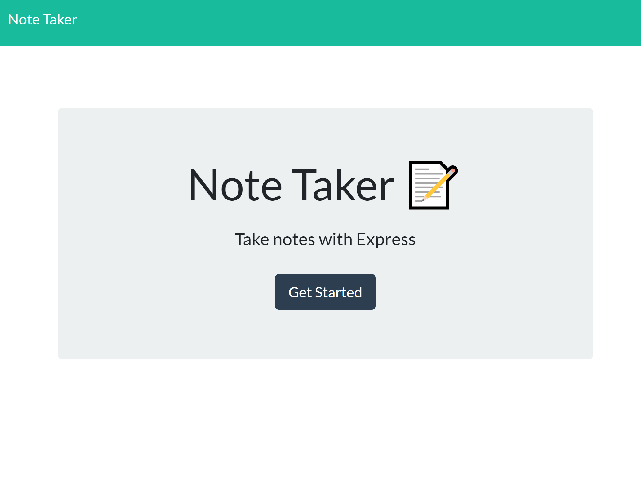GitHub - Eile8/note-taker