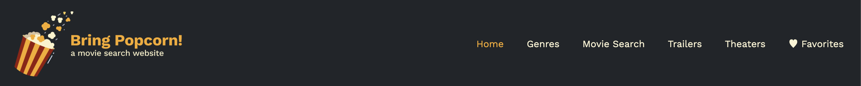 GitHub - NBADRAUN/Bring-Popcorn: Movie search website