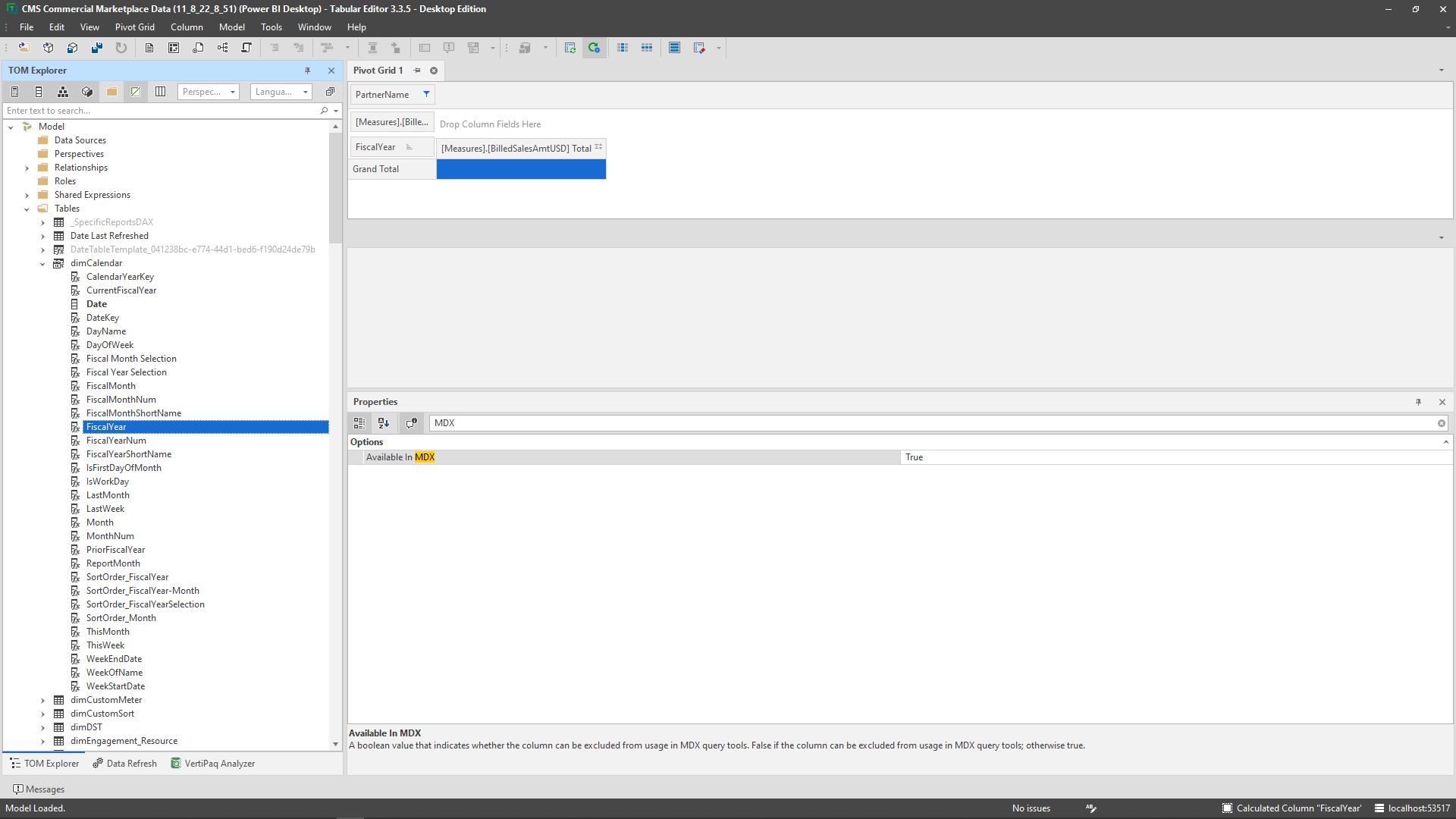 Pivot Grid Not Showing Any Data After Dragging Field and Measure, MDX = TRUE · Issue #710 ...