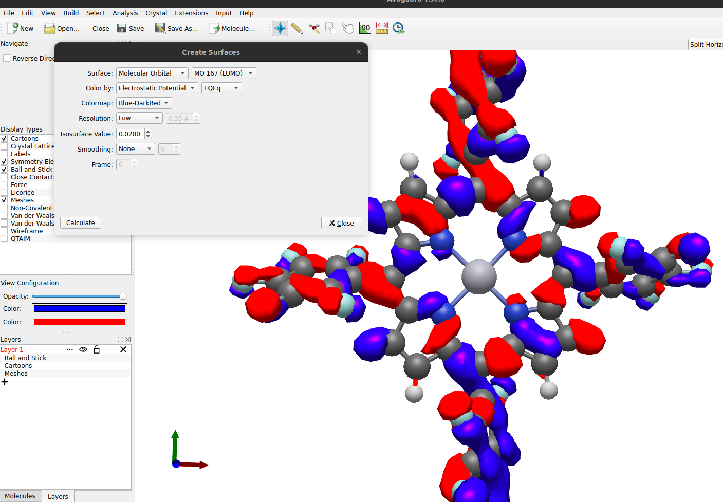 Menu Error: Orbital Numbering Error Gaussian Chk File Create Surfaces Dialouge · Issue #1322 ...