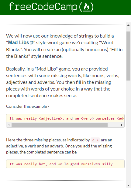 Word Blanks challenge is too hard or unclear · Issue #15617 ...