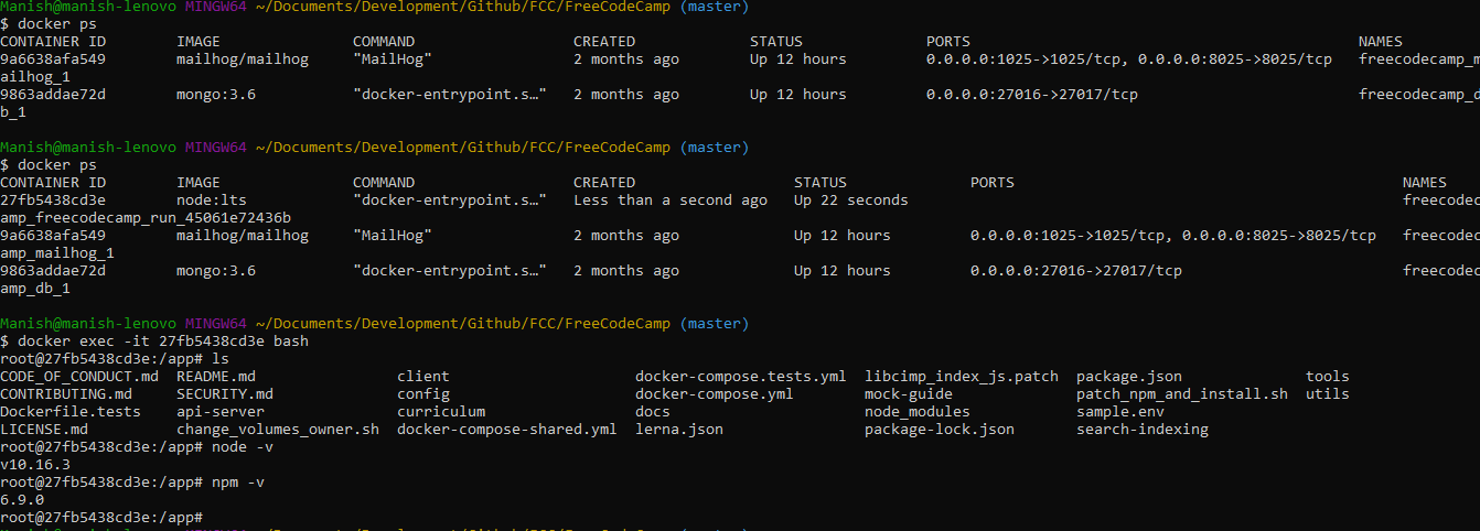 Environment setup issues on Windows · Issue #37865 · freeCodeCamp/freeCodeCamp · GitHub
