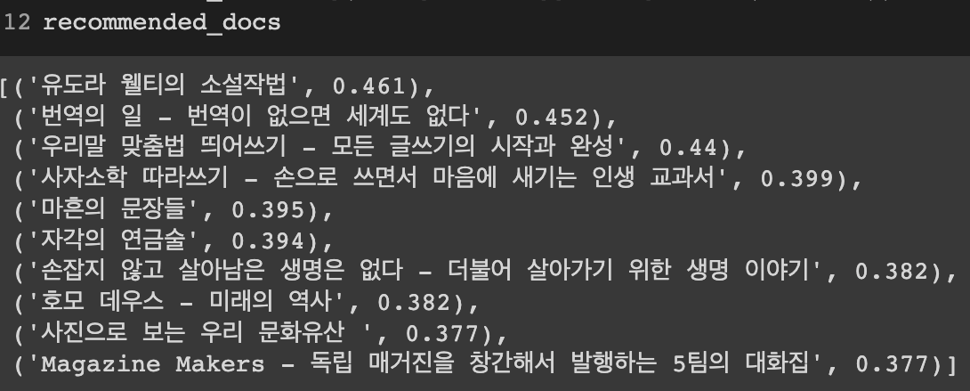Github Bbaekdabang Content Based Recommendation System Content Based Recommendation System