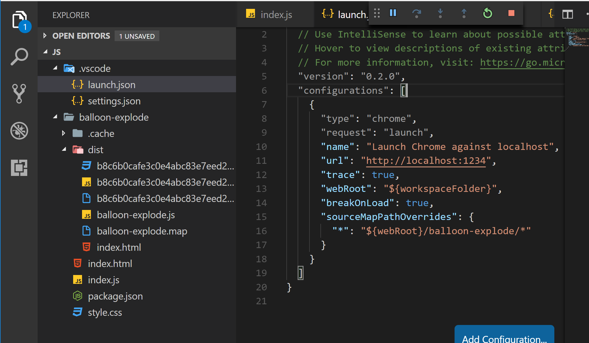 how to debug in vscode · Issue #611 · parcel-bundler/parcel · GitHub
