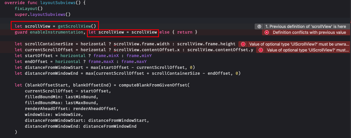 Definition conflicts with previous value · Issue #794 · Shopify/flash-list · GitHub