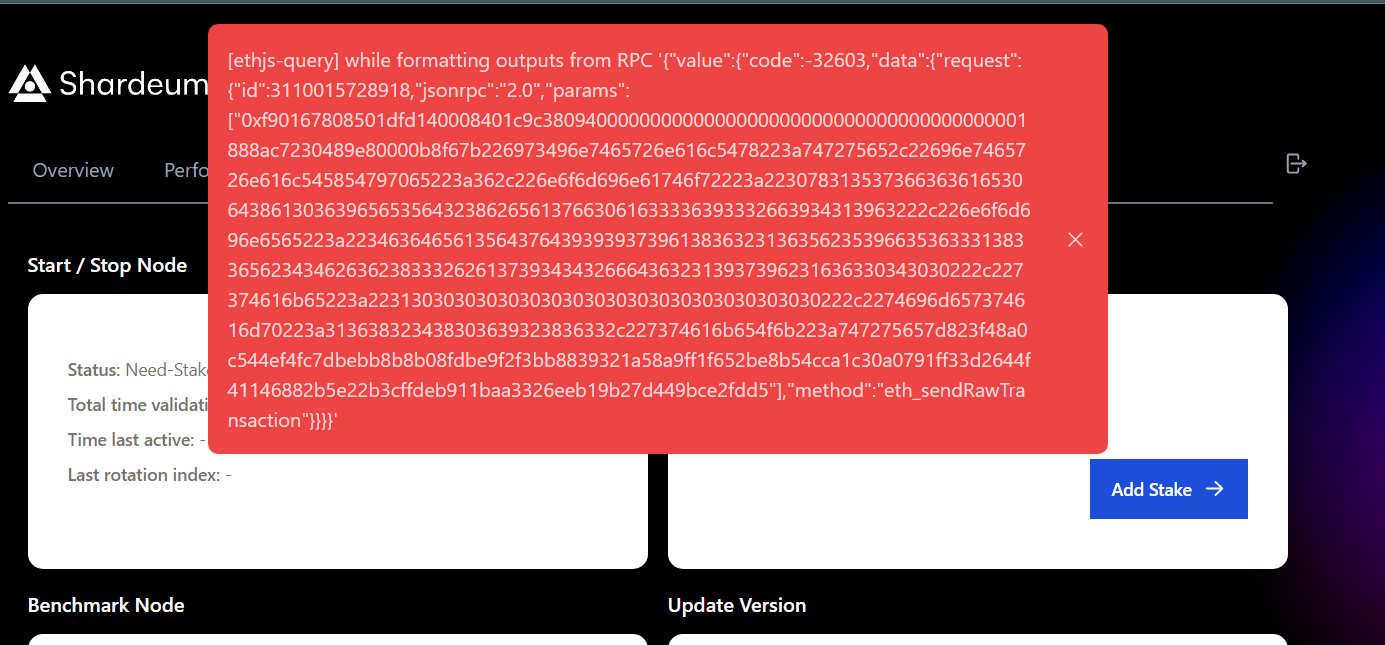 Rpc Warning `transaction Decoding Is Not Available For Chainid 8082` In Metamask · Issue 357