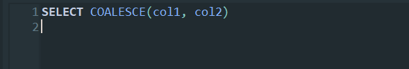 function COALESCE is identified as plain text, not function · Issue #1342 · HeidiSQL/HeidiSQL ...