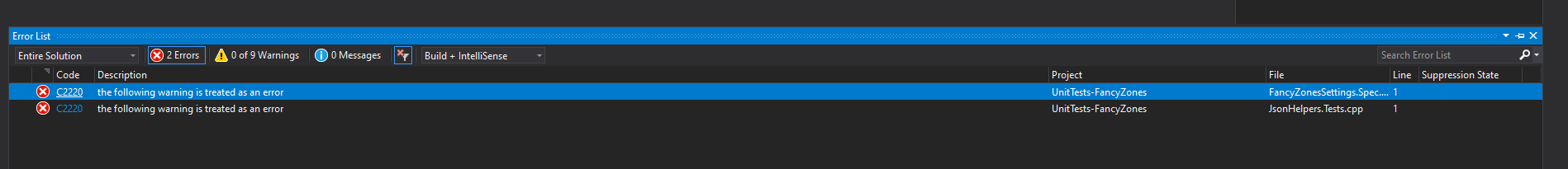 Out-of-box-build C2220 error · Issue #15143 · microsoft/PowerToys · GitHub