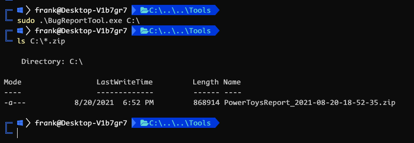 Custom location where bug report is saved to · Issue #16806 · microsoft/PowerToys · GitHub