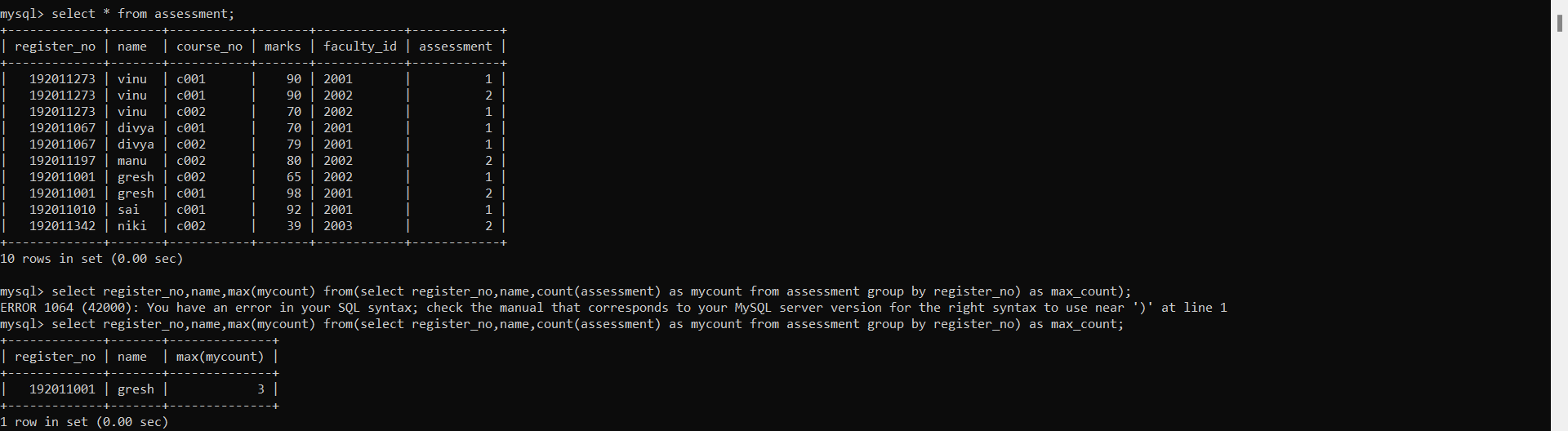 GitHub - manvitha0310/DBMS
