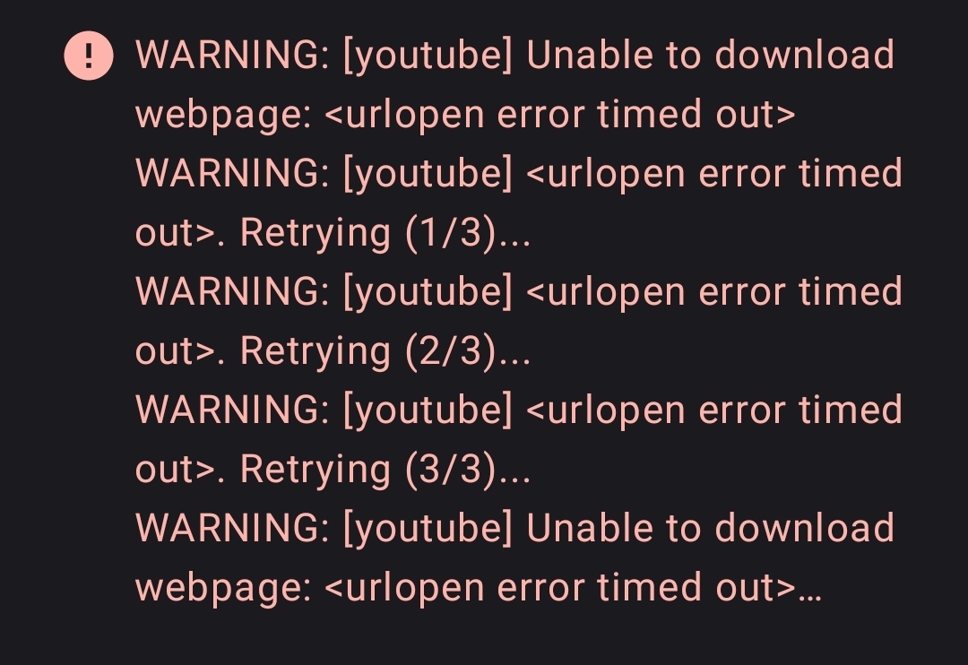 Downloading shorts from the app doesn't work · Issue #227 · JunkFood02 ...