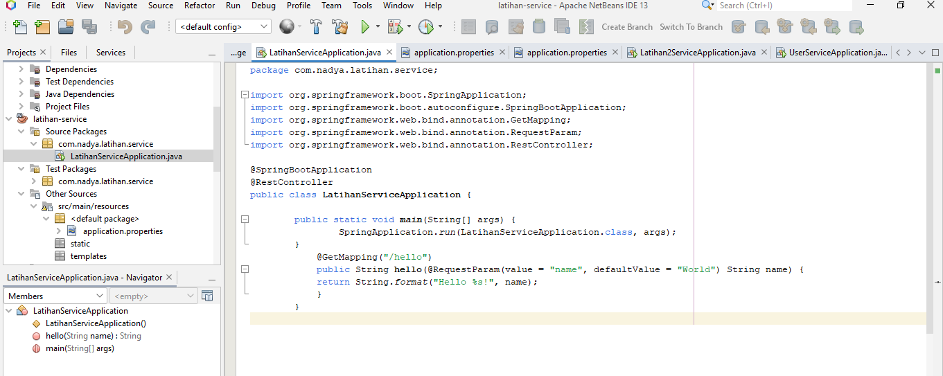 GitHub - NadyaPebriani/Latihan-service: Tugas1 praktek pemograman ...