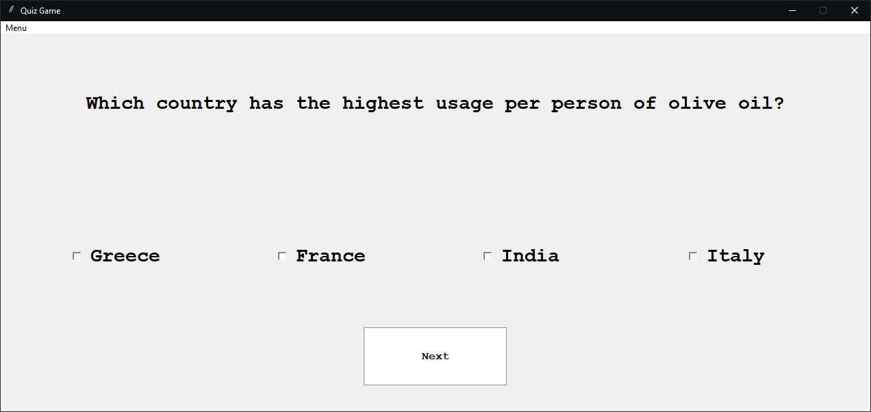GitHub - mrekus/quiz_game: Programa skirta viktorinos žaidimui su ...