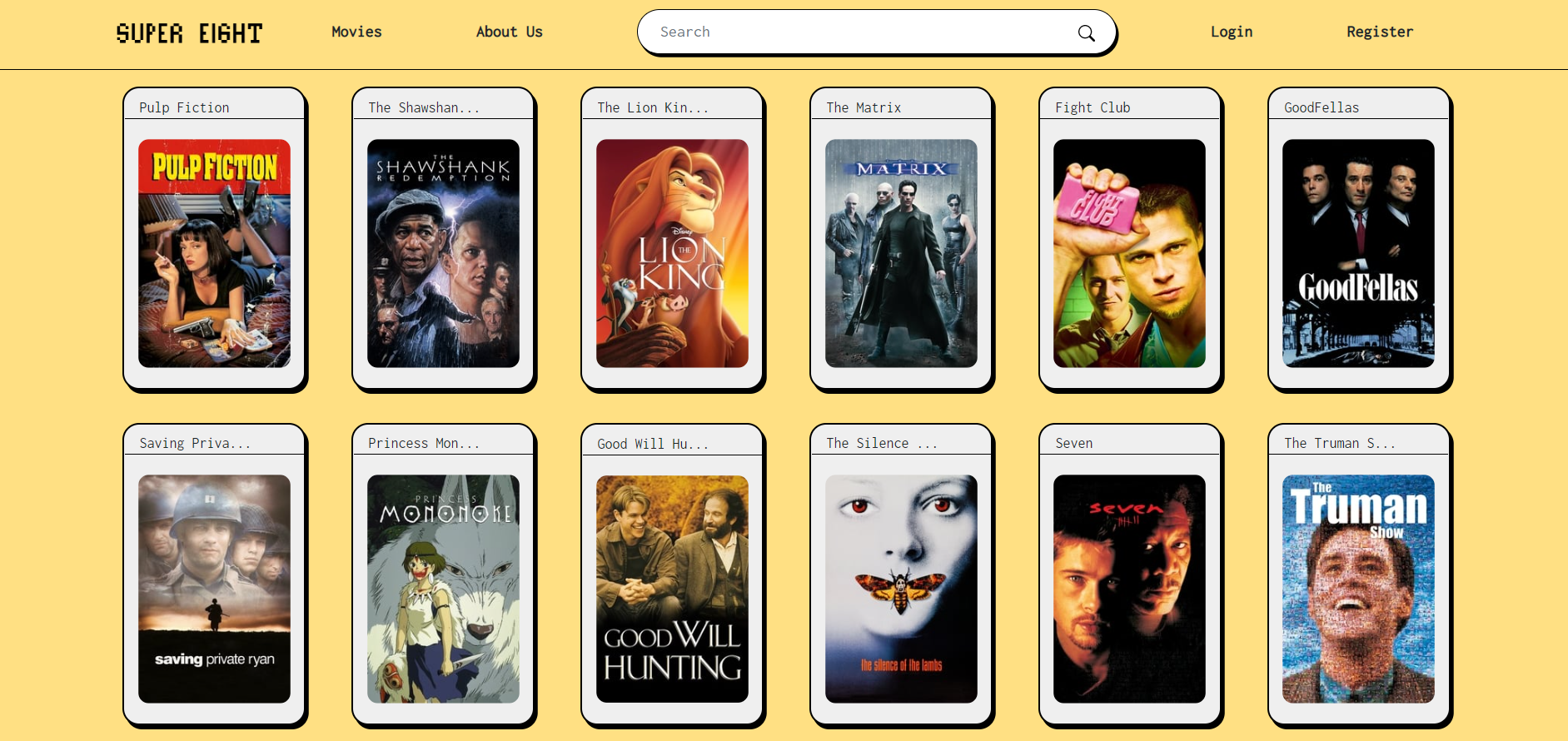 GitHub - MaraScampini/React-Videoclub-90s
