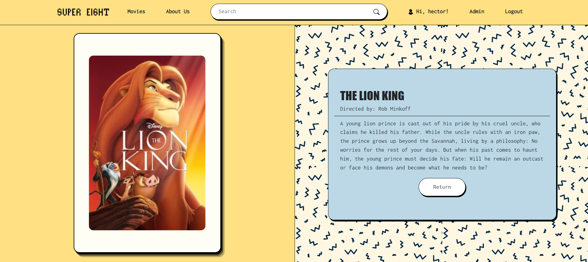 GitHub - MaraScampini/React-Videoclub-90s