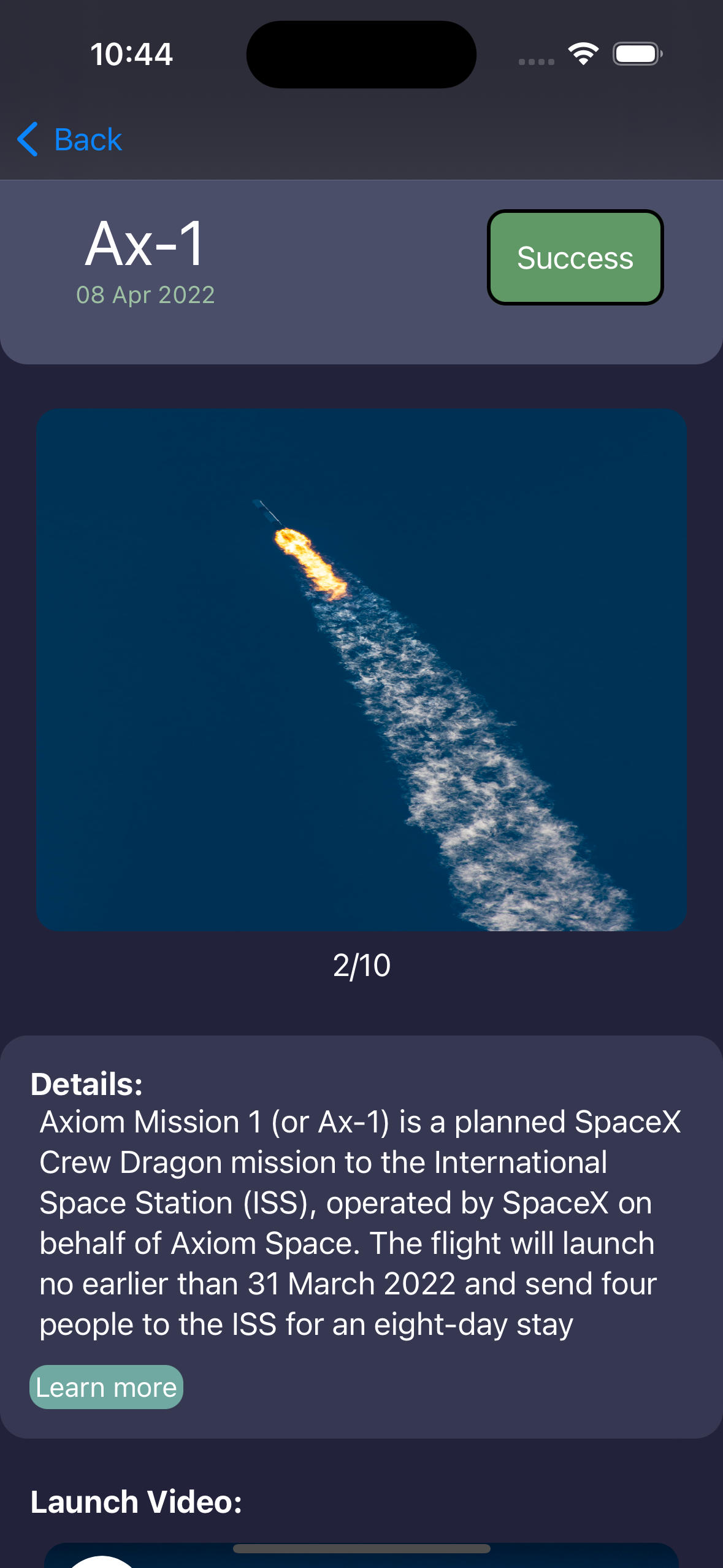 GitHub - BerkaySimsek1/SpaceX-Launch-Tracker