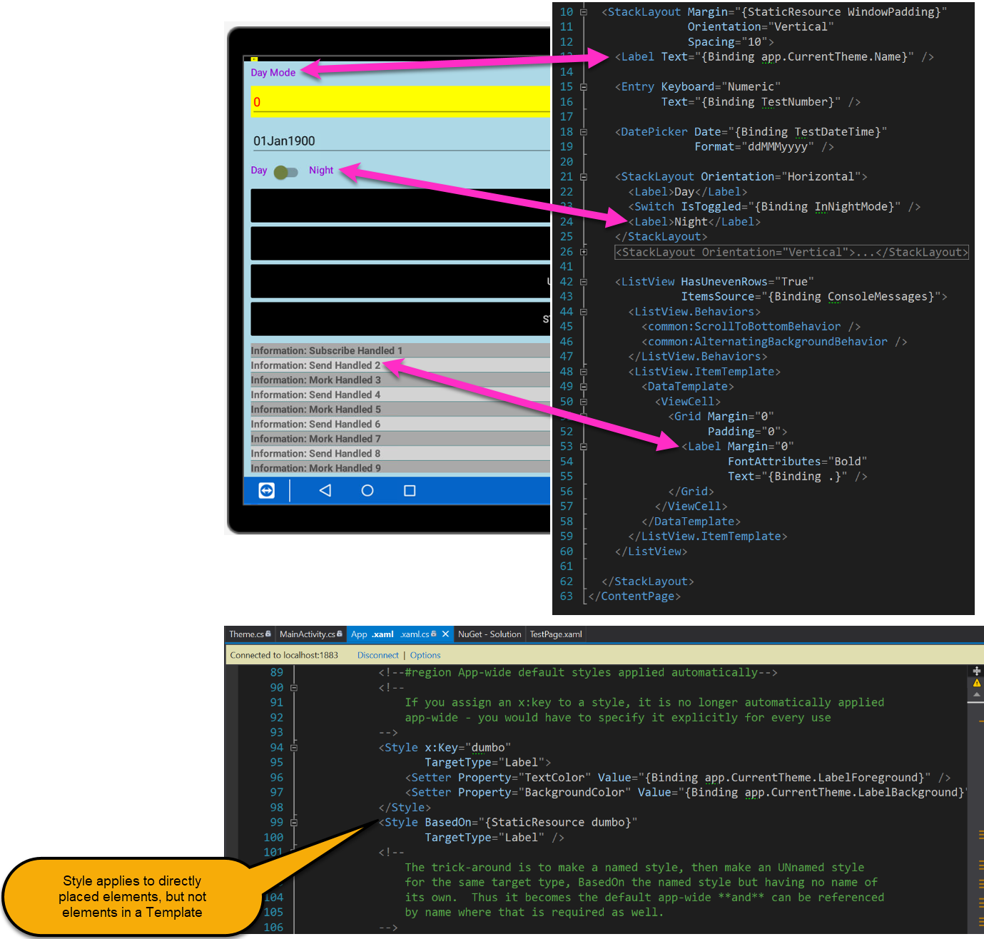 XF3.0 - Styles don't apply to Item Templates · Issue #2855 · xamarin ...