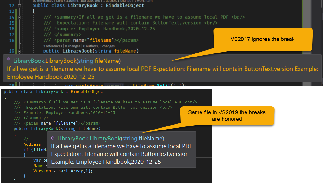 XML documentation in Visual Studio 2017 · Issue #3213 · dotnet/fsharp · GitHub