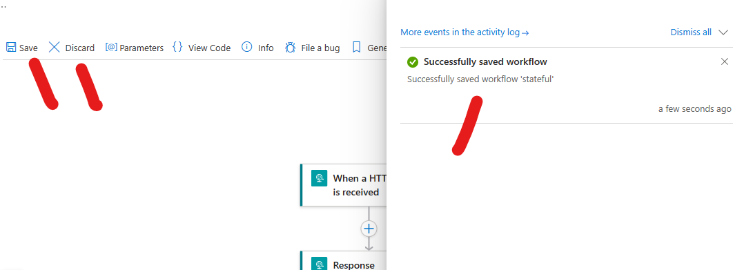 Consumption_Standard : Save and Discard button is still enable after saving the workflow ...