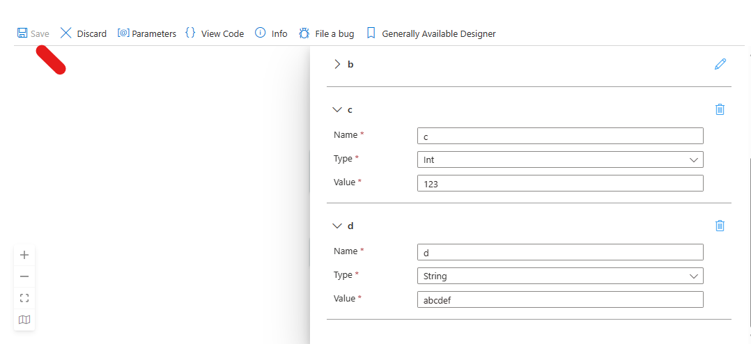 Standard Workflow Parameters After Adding Some New Parameters Save Button Is In Disable State 7600