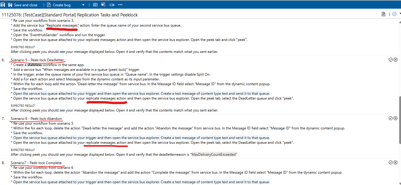 Replication Tasks And Peeklock Unable To Peek Messages For Dead Letter The Messageabandon The 