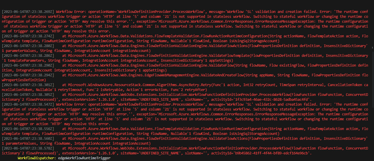 Standard_Custom Http Timeout Setting Per Request Action: Unable to debug the workflow, getting ...