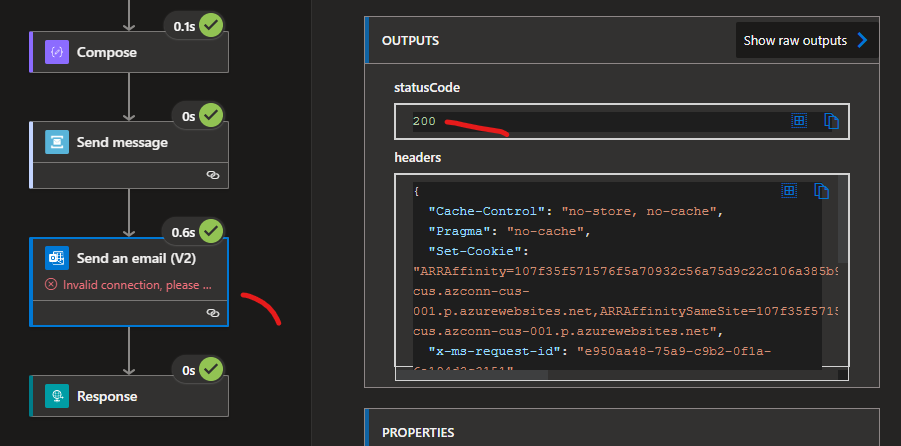 Workflow When Deployed To Different Location From Vscode Will Run Into 0783