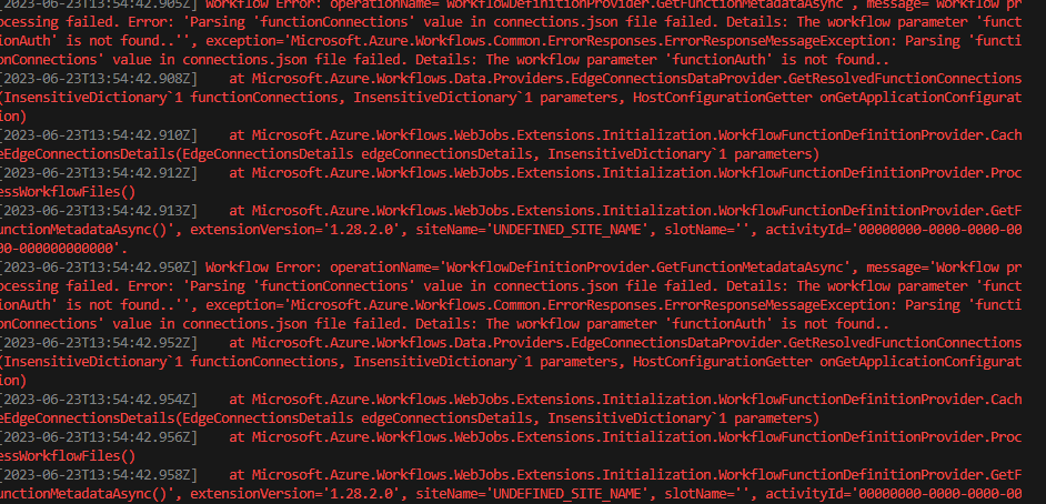 Vscodeparameterizationnuget Based Projectshowing Error Message While Running The Flow