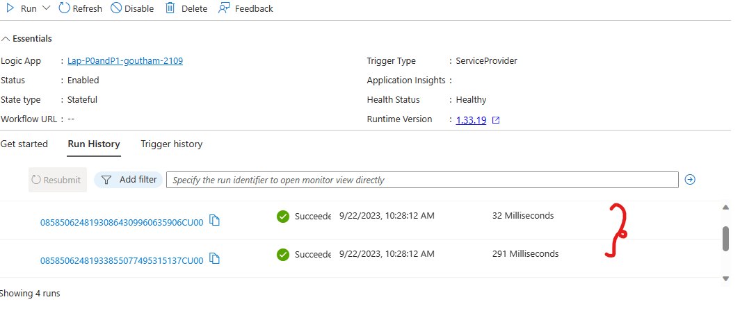 Standardazure Blobtrigger Test Case Workflow Is Succeeded If We Run The Workflow Without 6034