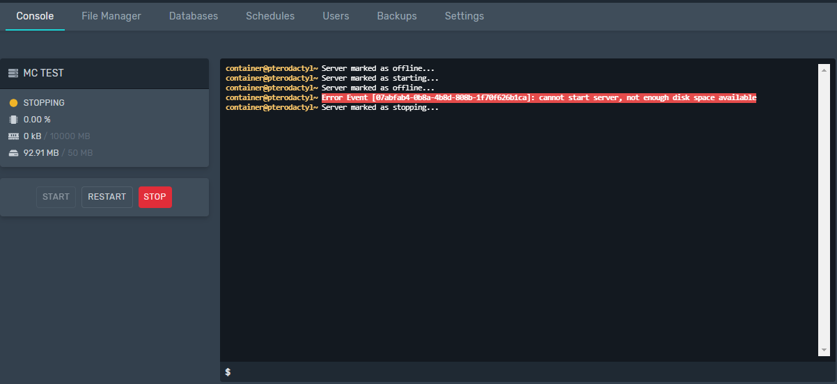 Deamon does not Return Error Message when Instance Storage limit is Reached · Issue #2084 ...