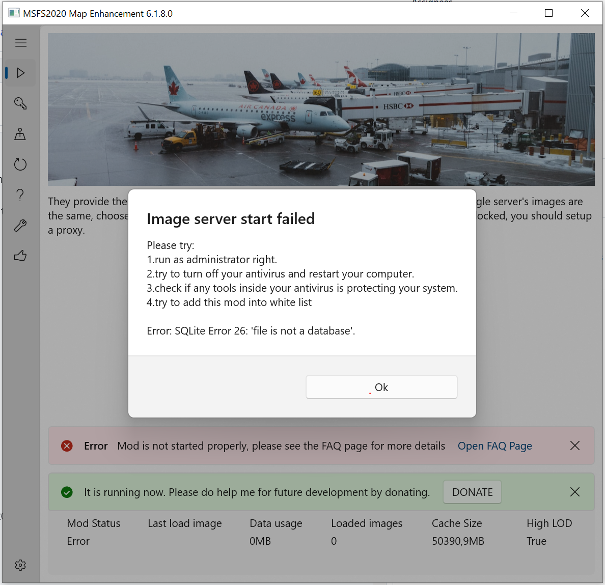SQLite Error 26: "file is not in database" · Issue #270 · derekhe/msfs2020-map-enhancement · GitHub