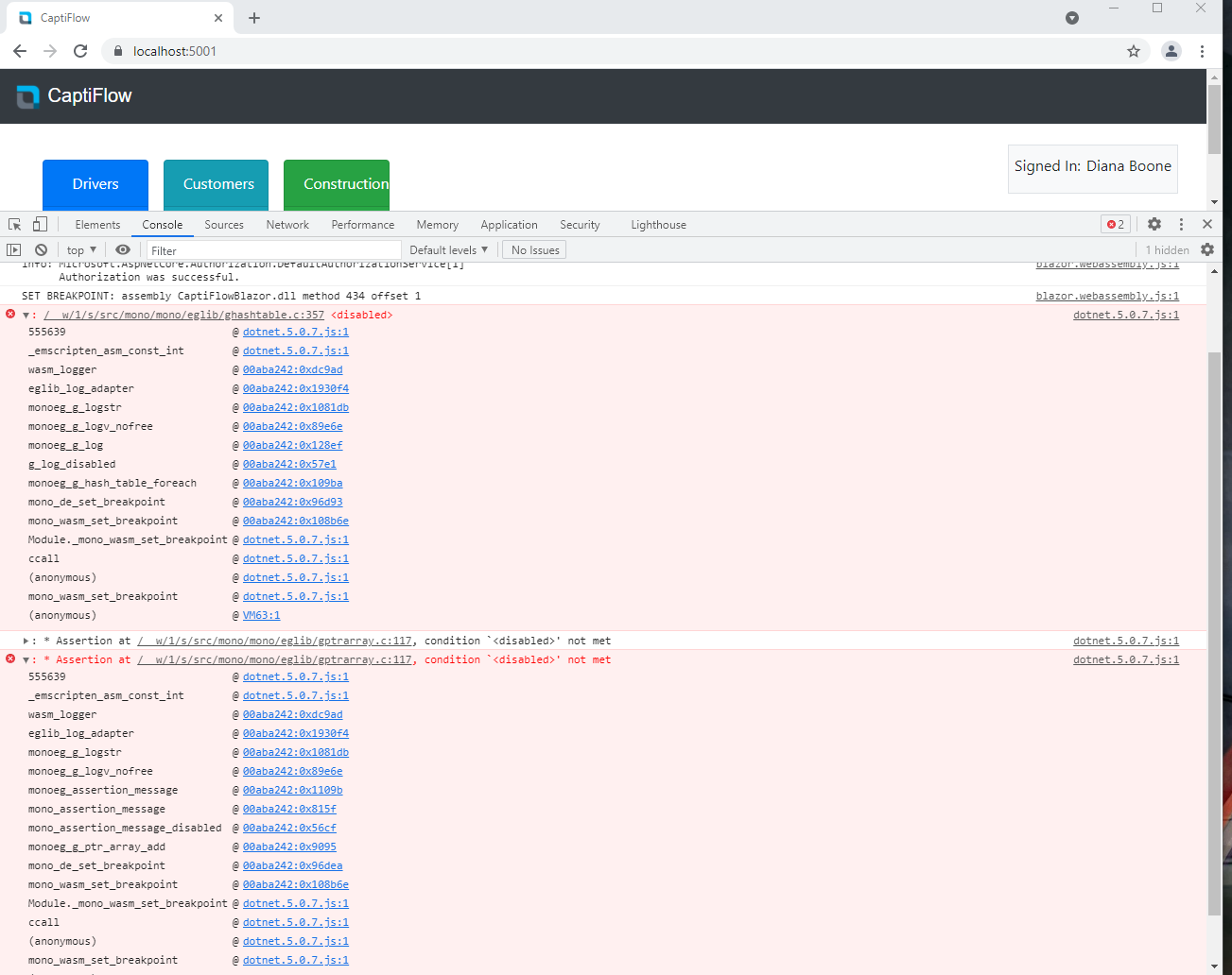 Blazor Webassembly Ghashtablec357 I Think It Is A Breakpoint Issue