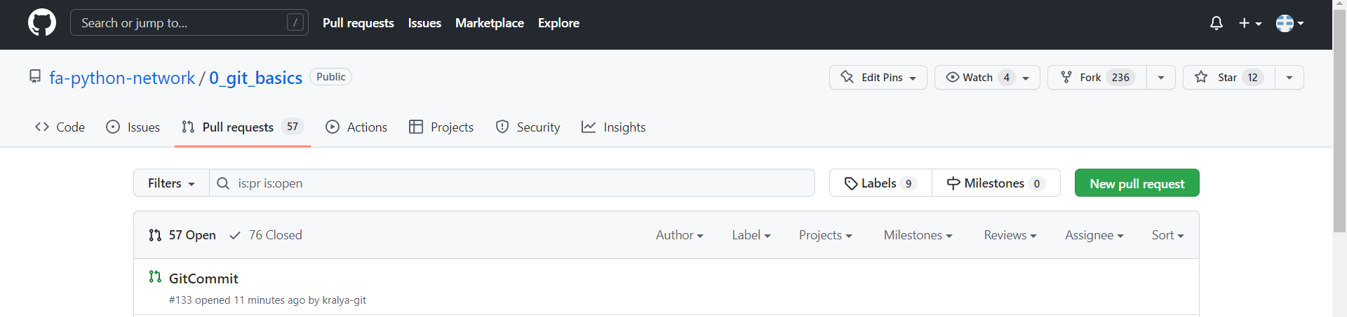 GitHub - kralya-git/Git-practicum: Лабораторная работа DO2.3 “Работа с GitHub”