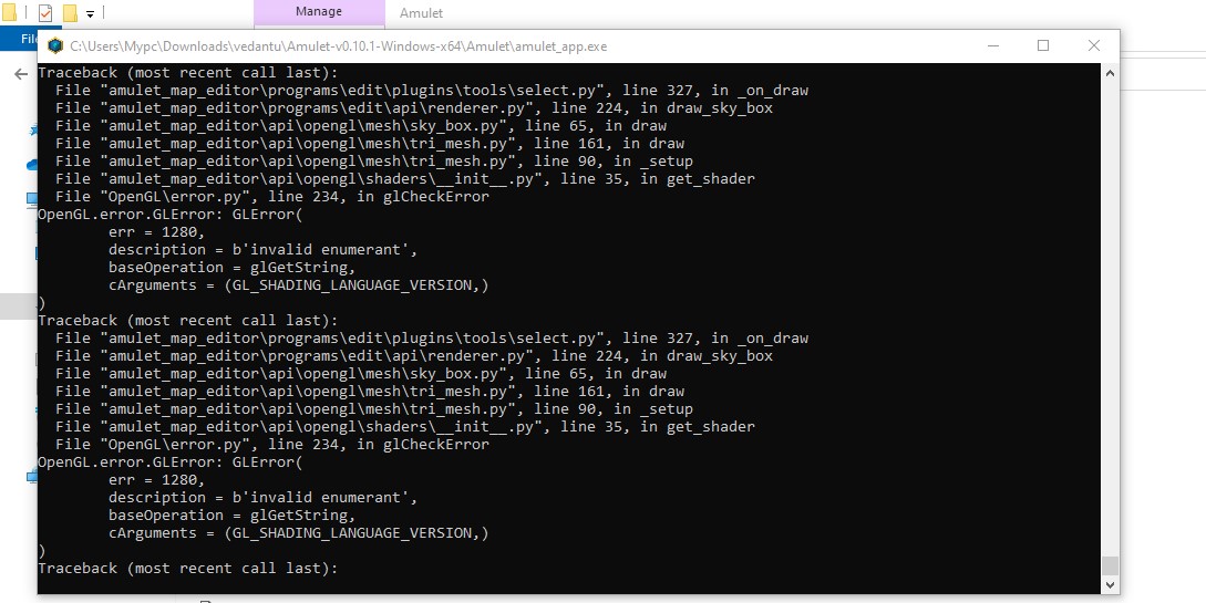World not loading · Issue #793 · Amulet-Team/Amulet-Map-Editor · GitHub