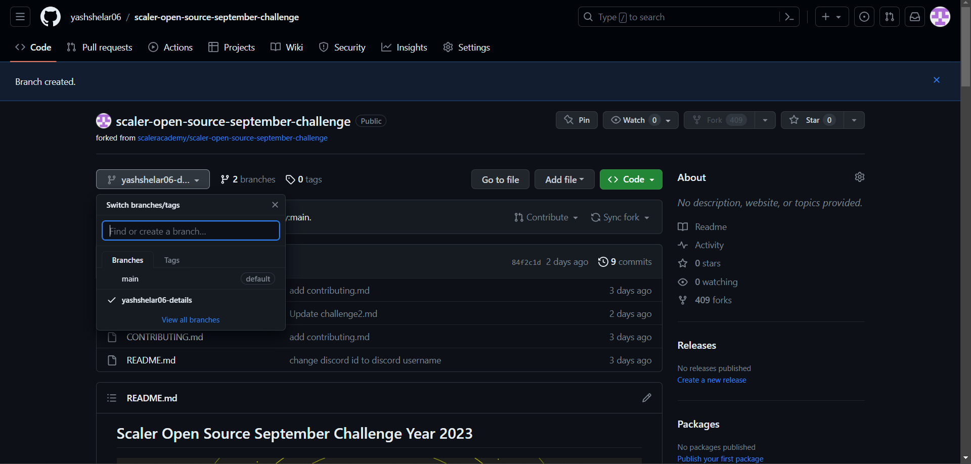 Challenge #1: Yash Shelar · Issue #249 · scaleracademy/scaler-open-source-september-challenge ...