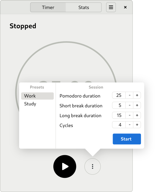 Timer presets · Issue #643 · gnome-pomodoro/gnome-pomodoro · GitHub