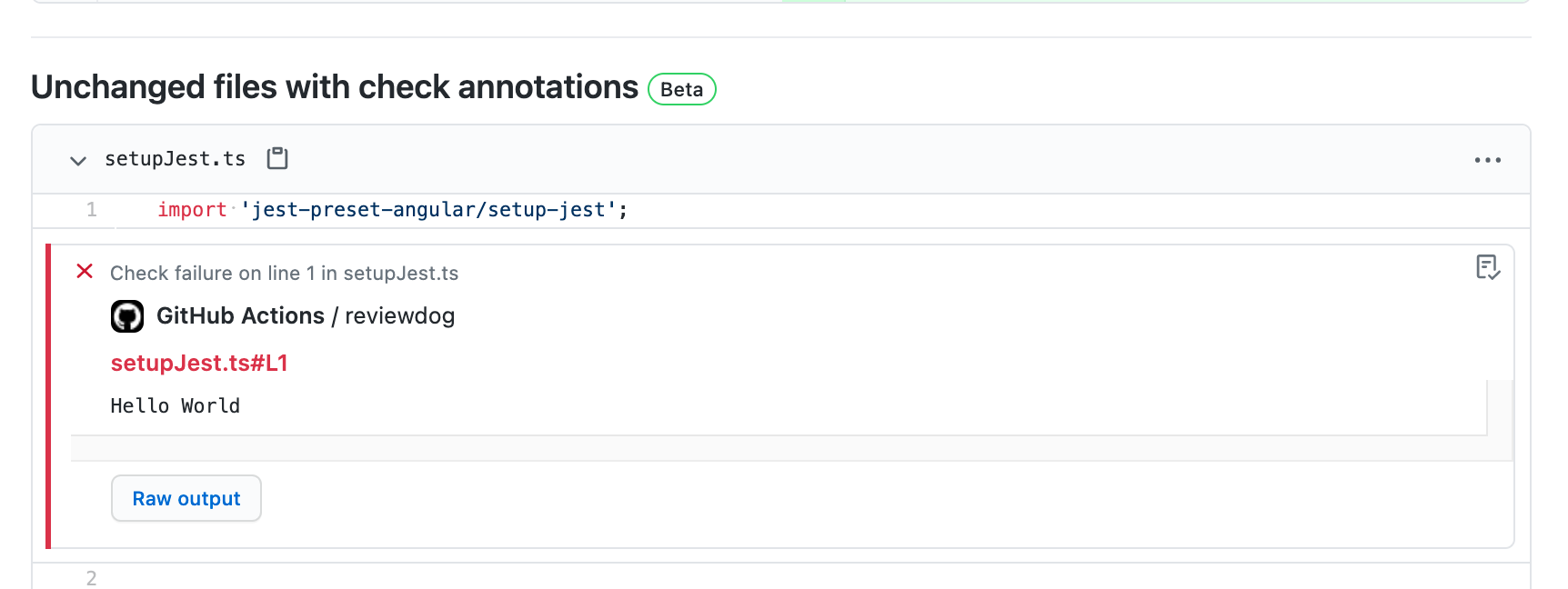 Hide / Remove the "Unchanged files with check annotations " within a Pull Request · Issue #932 ...