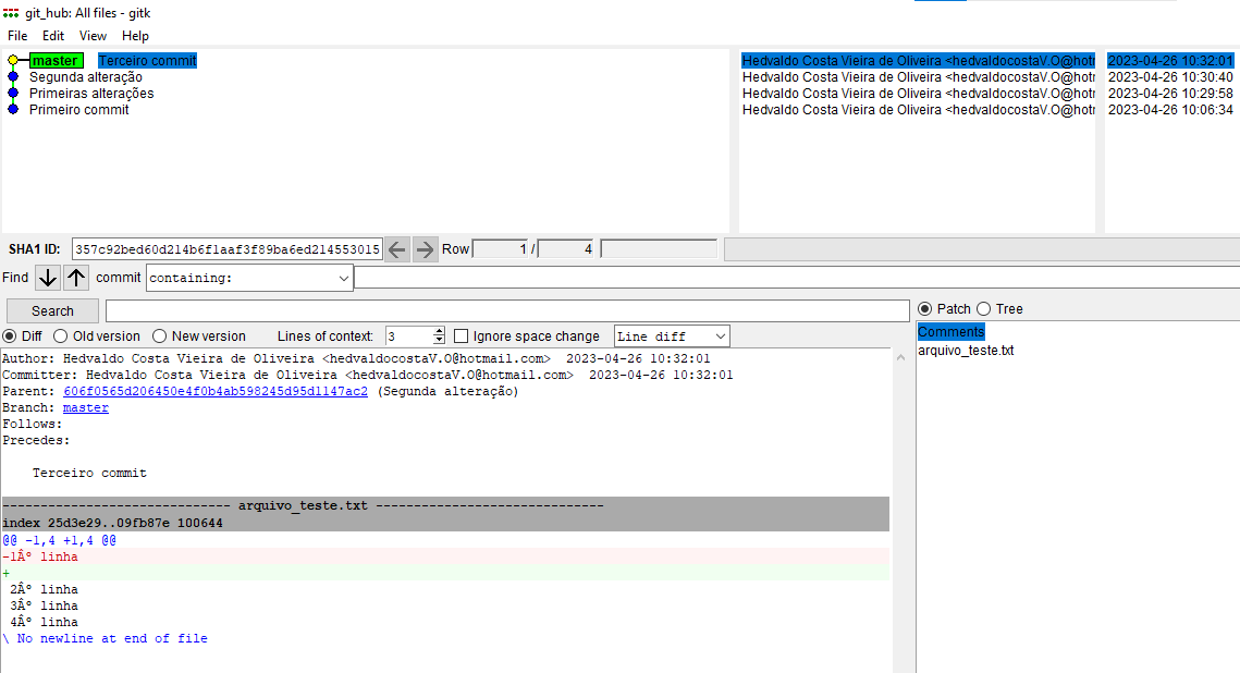 GitHub - hedvaldo-aluno/GIT: Sobre GIT e comandos utilizados normalmente