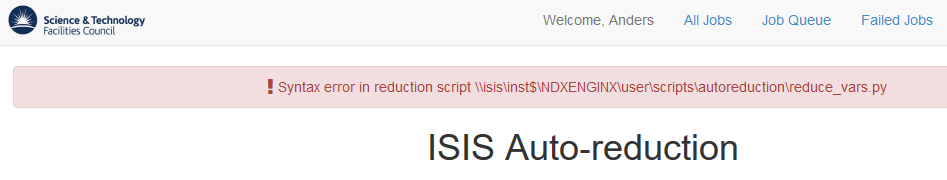 Webapp user facing error/info messages no date · Issue #294 · autoreduction/queue-processor · GitHub