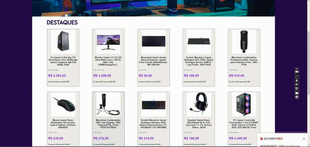 GitHub - livonzera/Projeto-Livstore: Projeto autoral desenvolvido durante o curso "Bootcamp ...