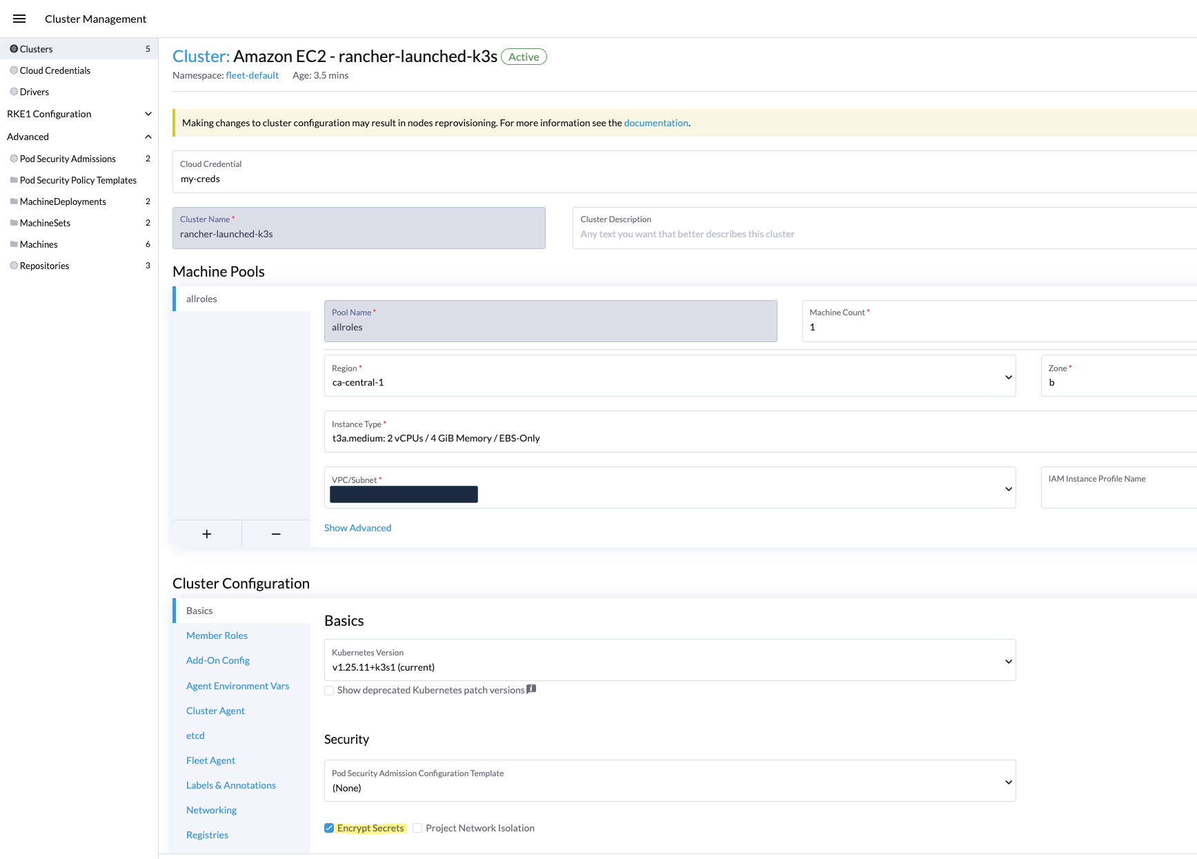 Indicate More Prominently That Secrets Encryption Is Enabled By Default In Rke2 Clusters · Issue 