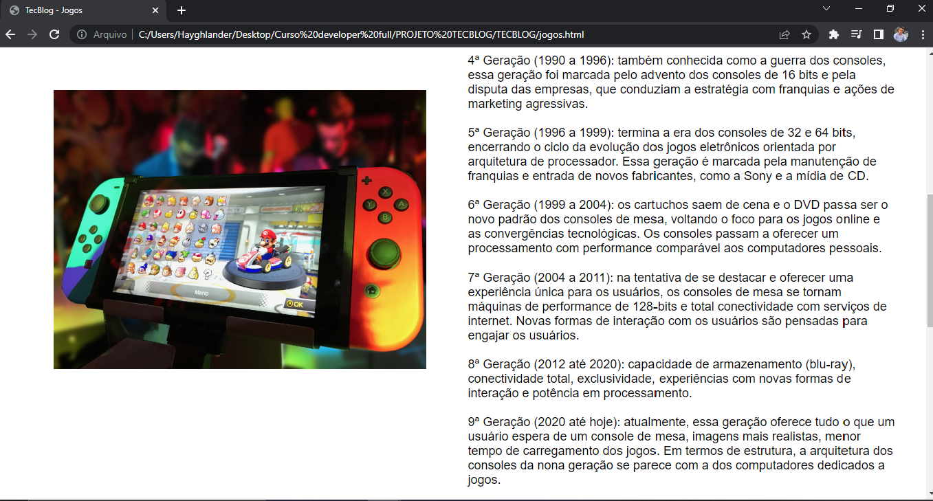 GitHub - Hayghlander/TecBlog: Projeto de um blog de tecnologia feito durante aprendizado no ...
