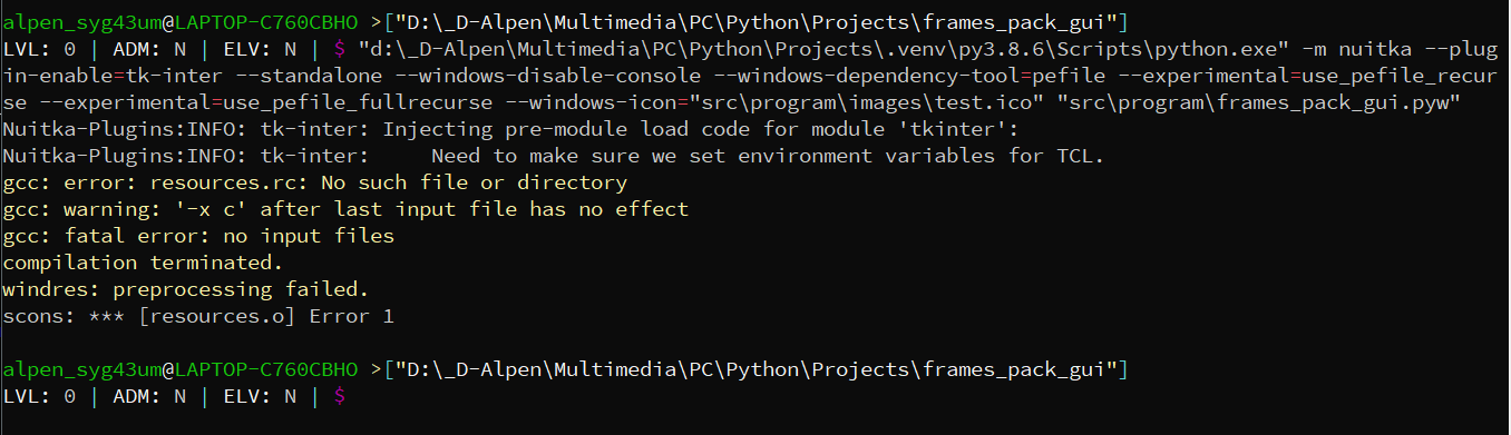 Nuitka (v0.6.9.2) error with --windows-icon=ICON_PATH · Issue #855 · Nuitka/Nuitka · GitHub